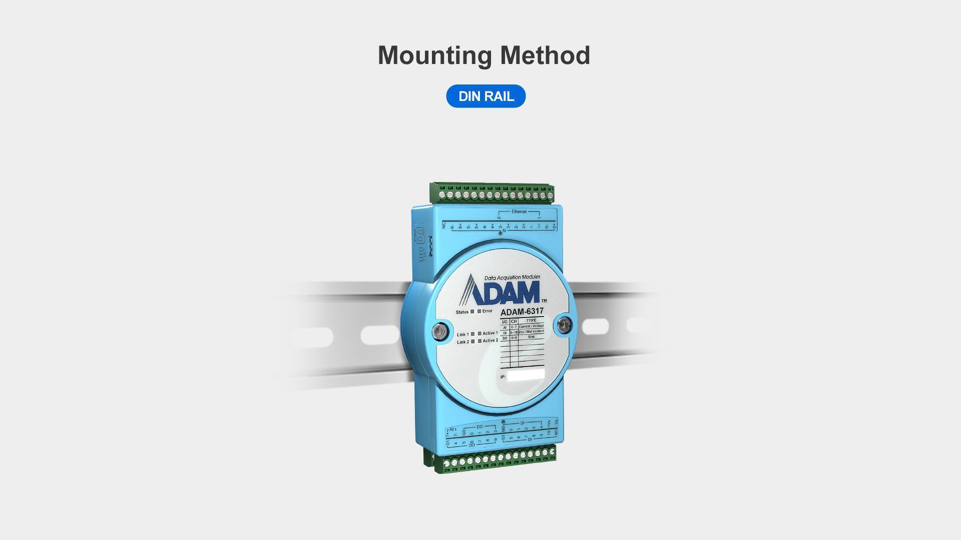 Module ADAM-6317 Ethernet / OPC-UA | Integral System