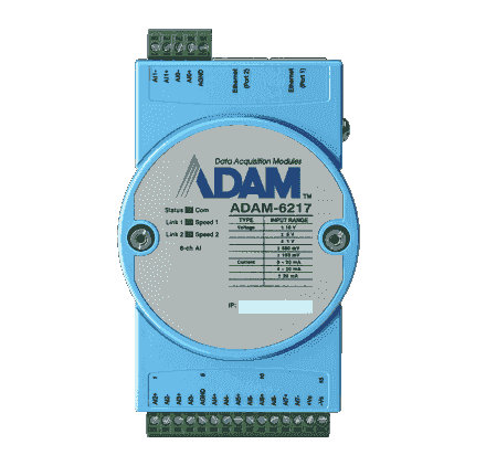 Module ADAM-6217 8 canaux analogique Modbus TCP | Integral System