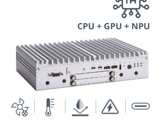 PC fanless CPU/GPU/NPU eBOX630B Axiomtek | Integral System