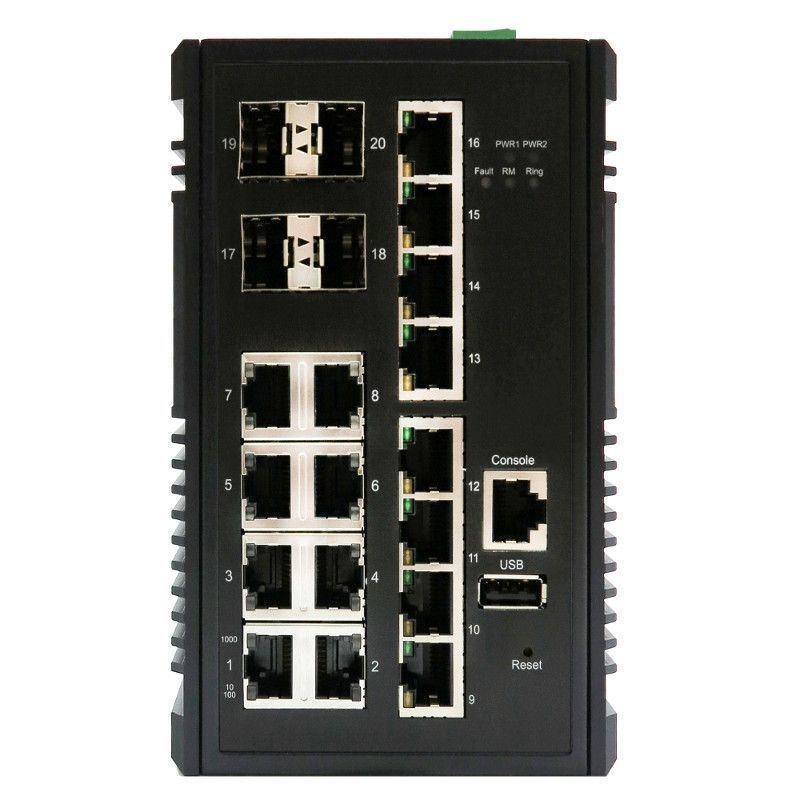 Switch PoE 10Gb 16 ports RJ45 Gb + 4 SFP 10Gb | Integral System