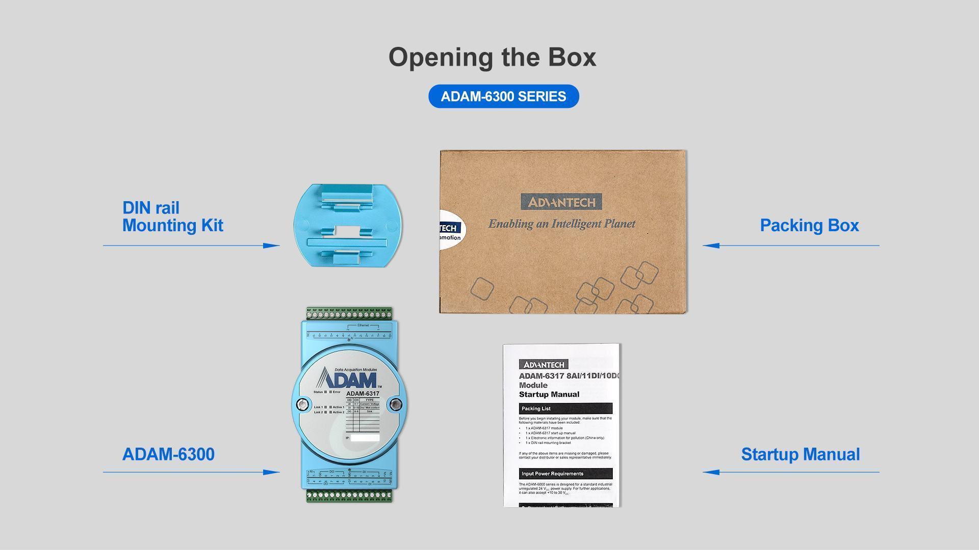 Module ADAM-6317 Ethernet / OPC-UA | Integral System